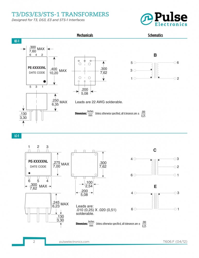 PE-65968NL datasheet page 2