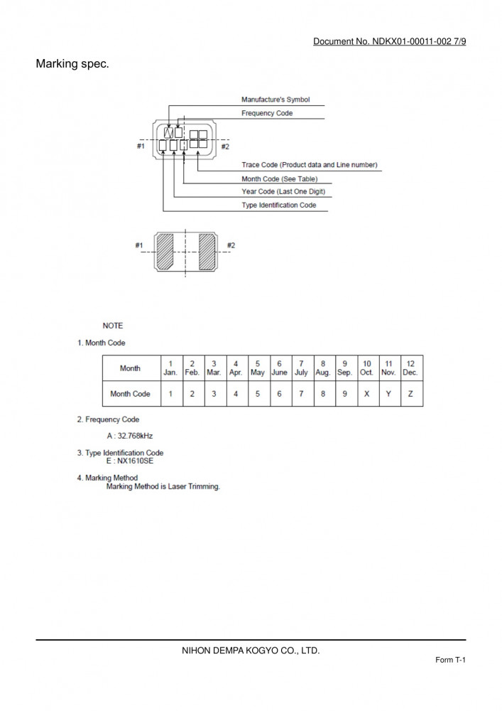 NX1610SE datasheet page 7
