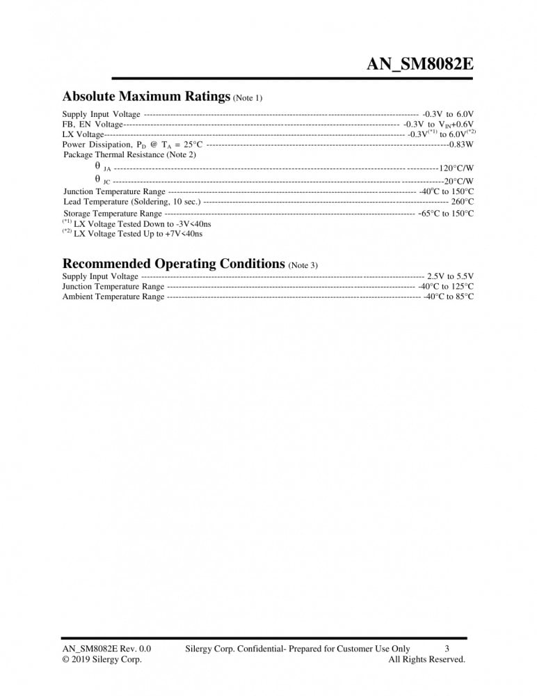 SM8082E datasheet page 3
