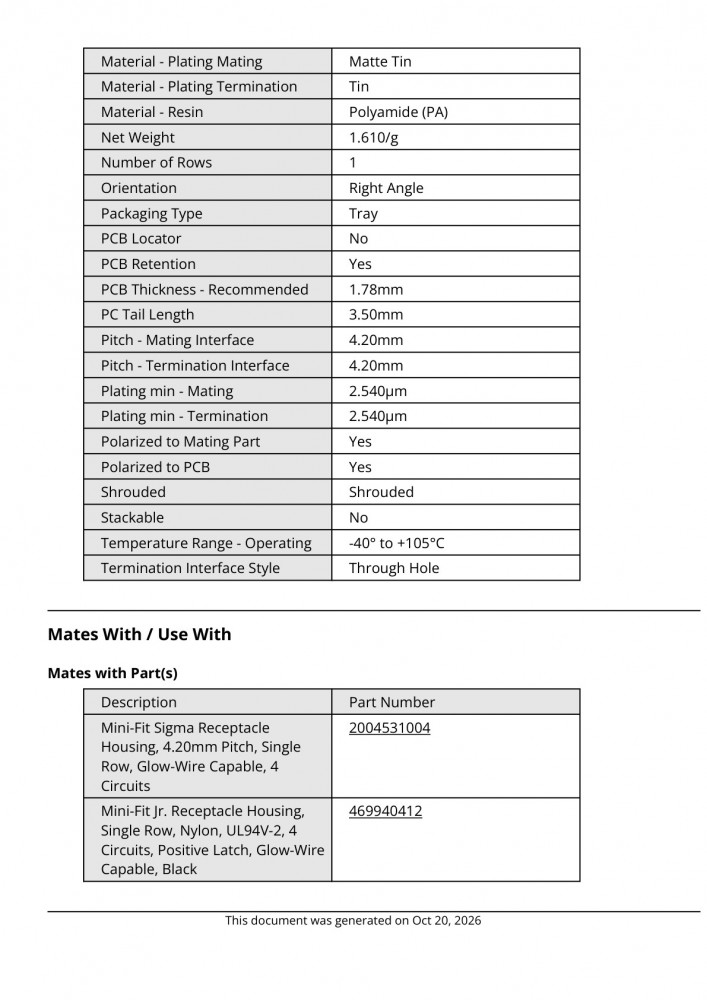 MOLEX 1726486304 technical document page 3