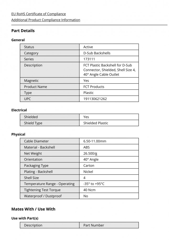 MOLEX 1731110604 product drawing page 2