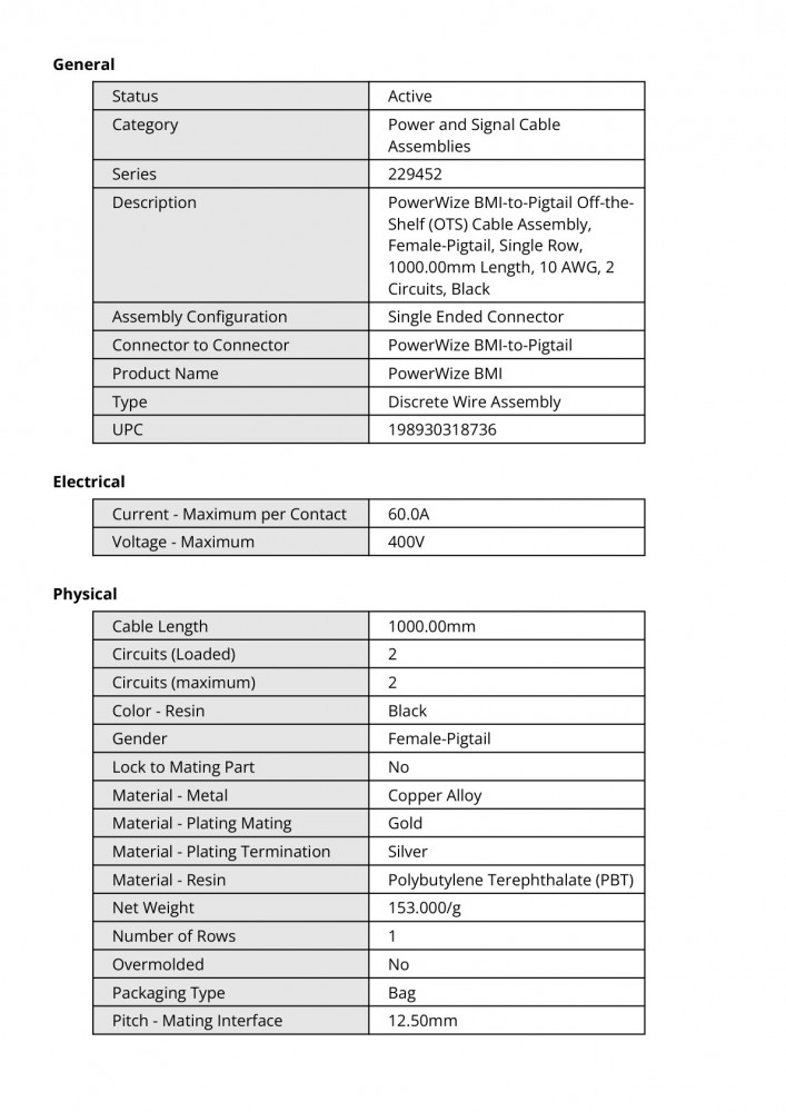 Product document preview, page 2