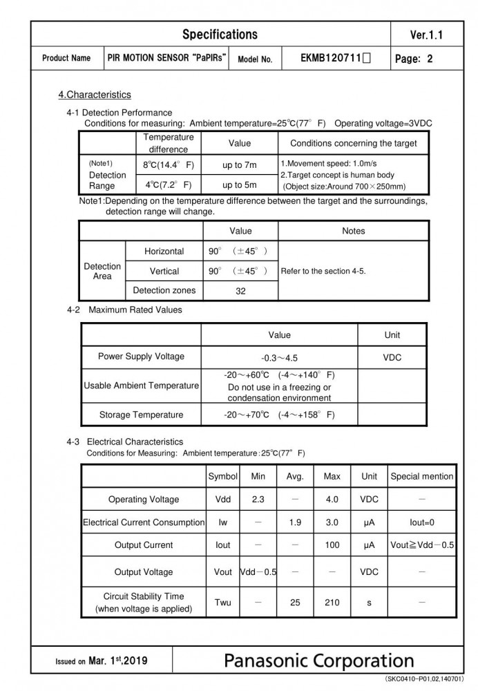 EKMB1207113 specification page 2