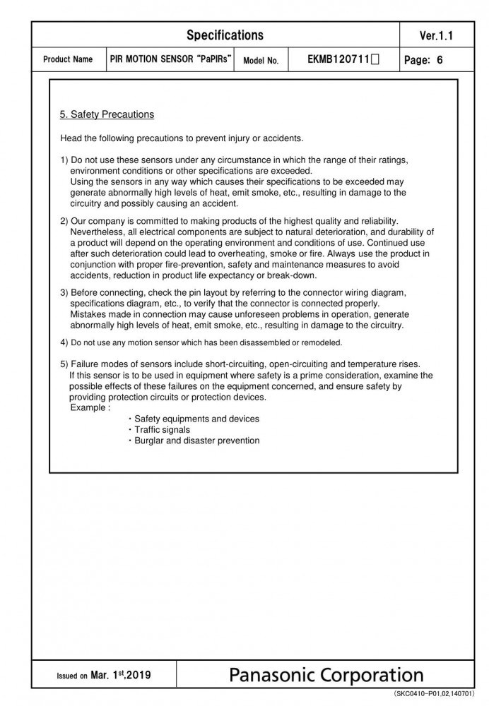 EKMB1207113 specification page 6
