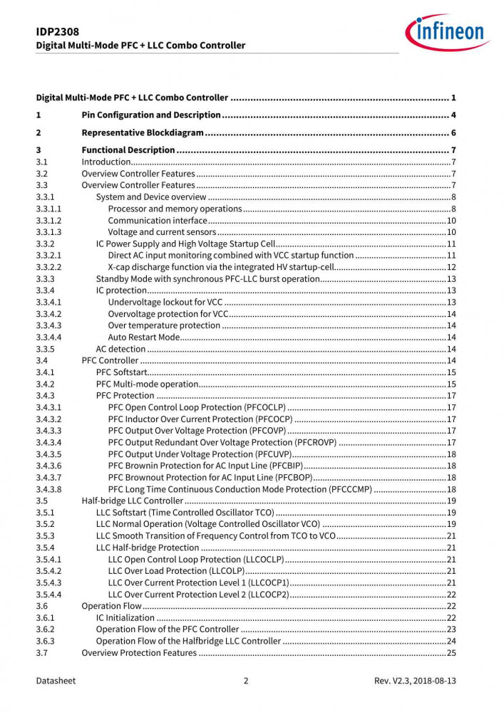 IDP2308 technical document page 2