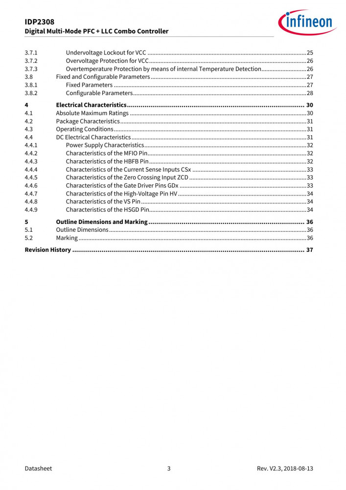 IDP2308 technical document page 3