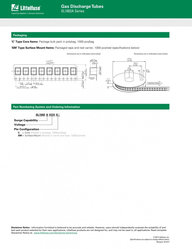 SL1002A series datasheet page 5
