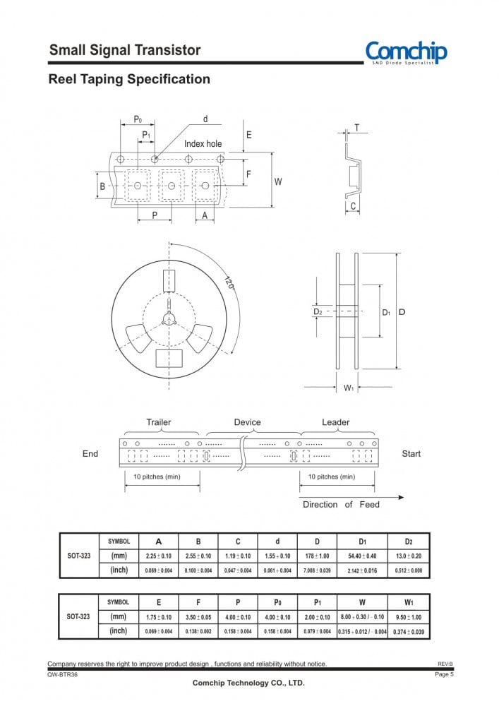 BC857AW-G datasheet page 5
