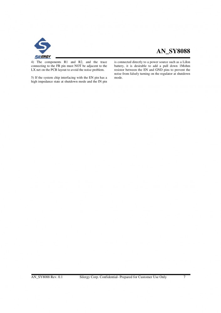SY8088AAC datasheet page 7