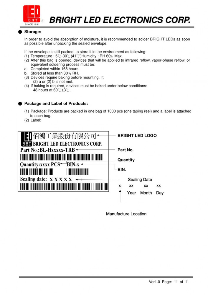 BL-5050N10-R80 datasheet page 10