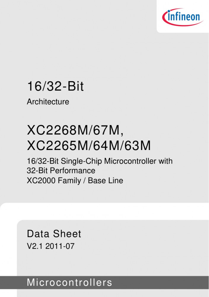 XC226xM datasheet preview page 3