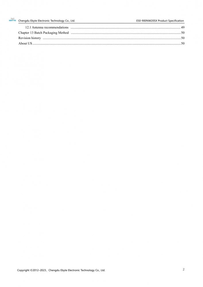 E50-900NW20SX datasheet page 3