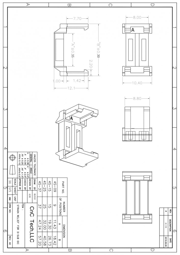 CNC Tech 4S-09 engineering drawing
