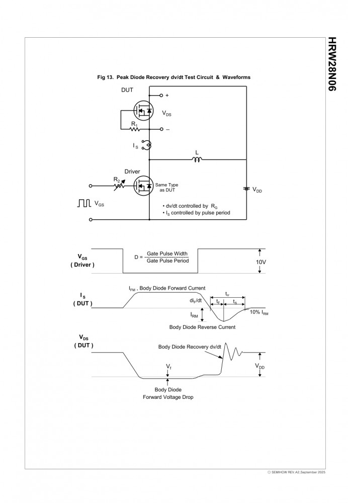 HRW28N06 datasheet page 6