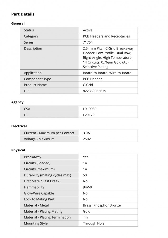 MOLEX 717640214 technical document image 2