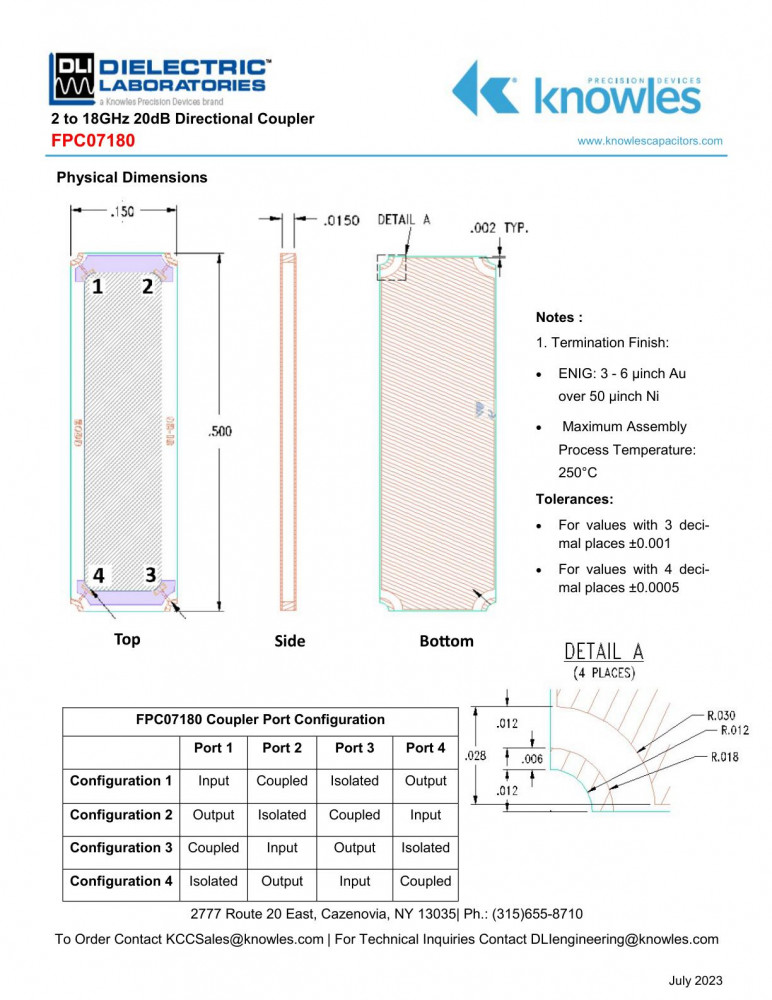 FPC07180 datasheet page 3