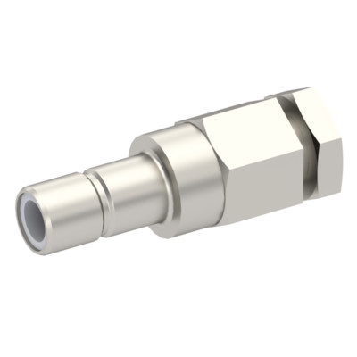 SMB / STRAIGHT JACK MALE CLAMP TYPE FOR 2/50 S CABLE NICKEL for sale