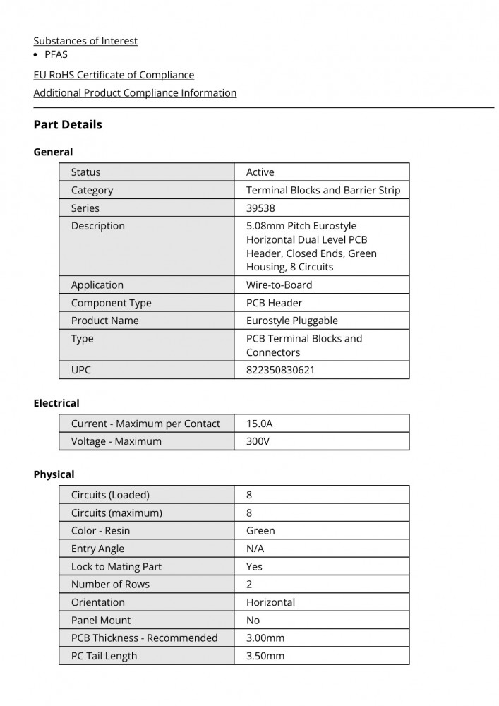 MOLEX 395386008 product drawing image 2