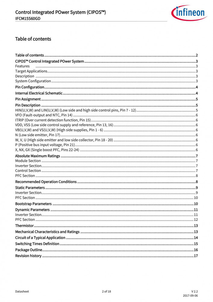 IFCM15S60GD datasheet page 2