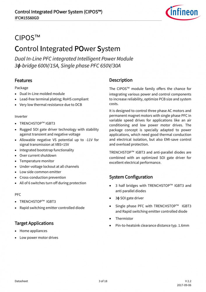 IFCM15S60GD datasheet page 3