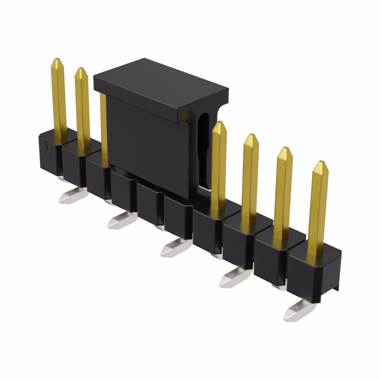 C-Grid / SL Header, Surface Mount, Breakaway, Vertical, 10 Circuits, 0.38µm Gold (Au) Plating, Tape and Reel Packaging with Cap, Lead-Free for sale
