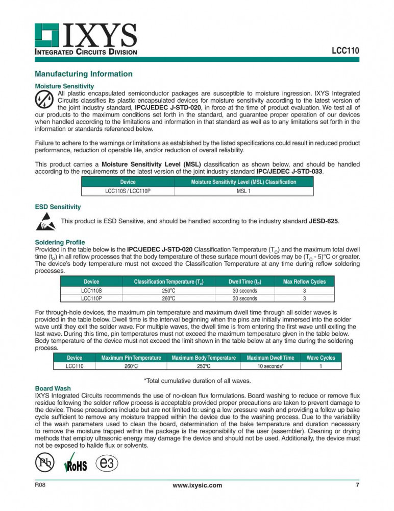 LCC110STR datasheet page 7