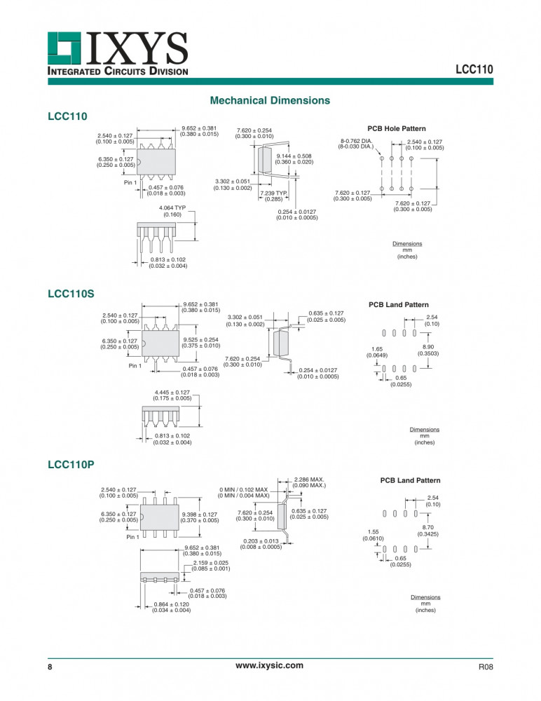 LCC110STR datasheet page 8