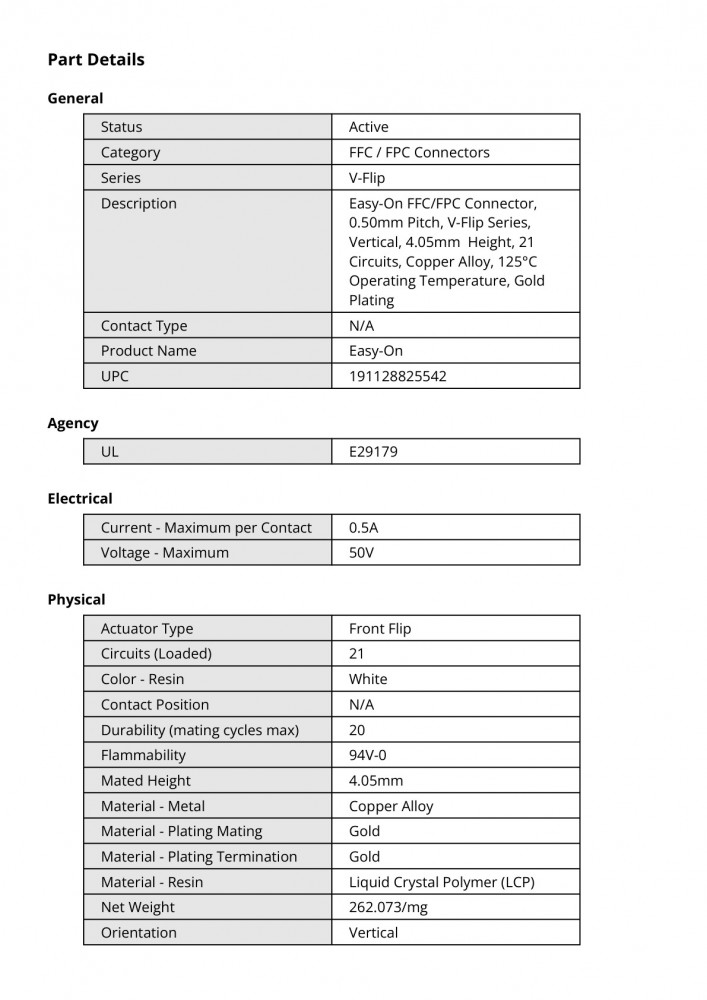 5019512150 product document image, page 2