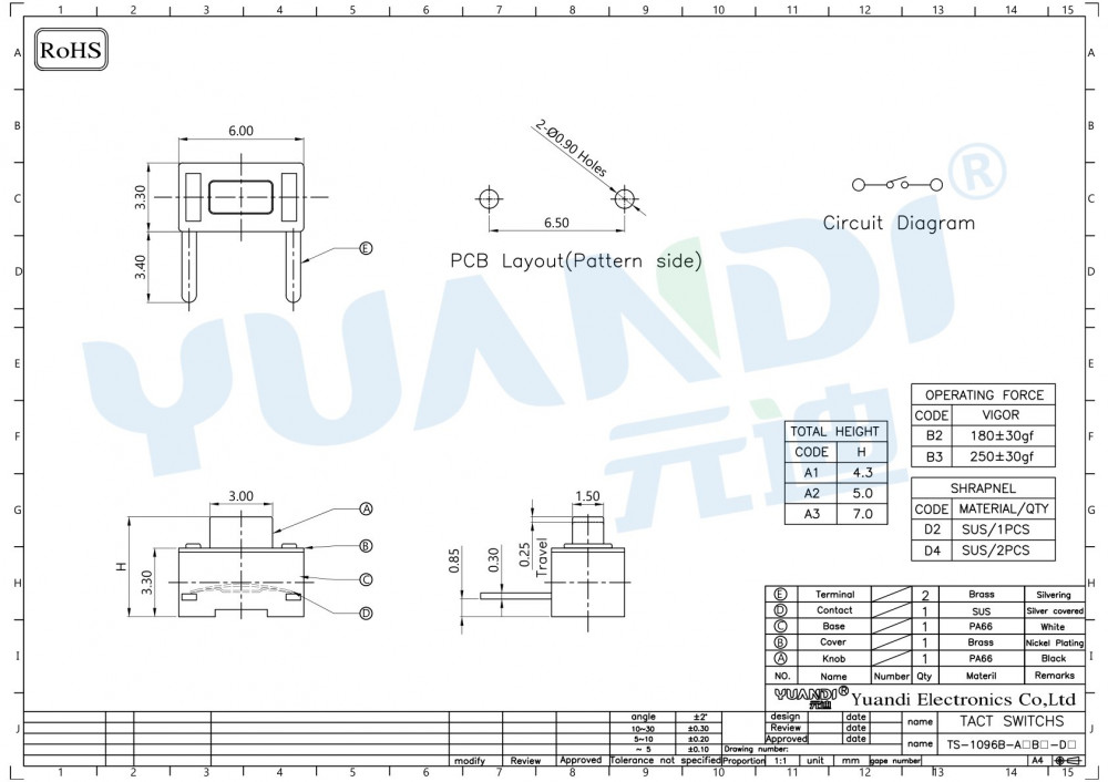 TS-1096B-A1B2-D2 technical drawing page