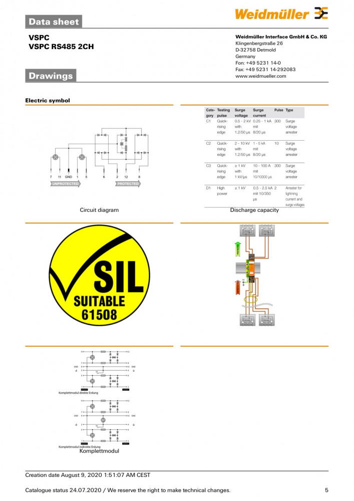 VSPC RS485 2CH documentation preview, page 5