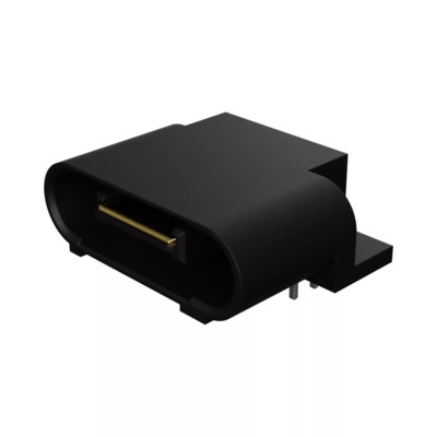 EXTreme LPHPower Plug, Right-Angle, 2 Power Contacts, Select Gold (Au) Plating, for 3.18mm Thick PC Board, with Guide Pockets for sale