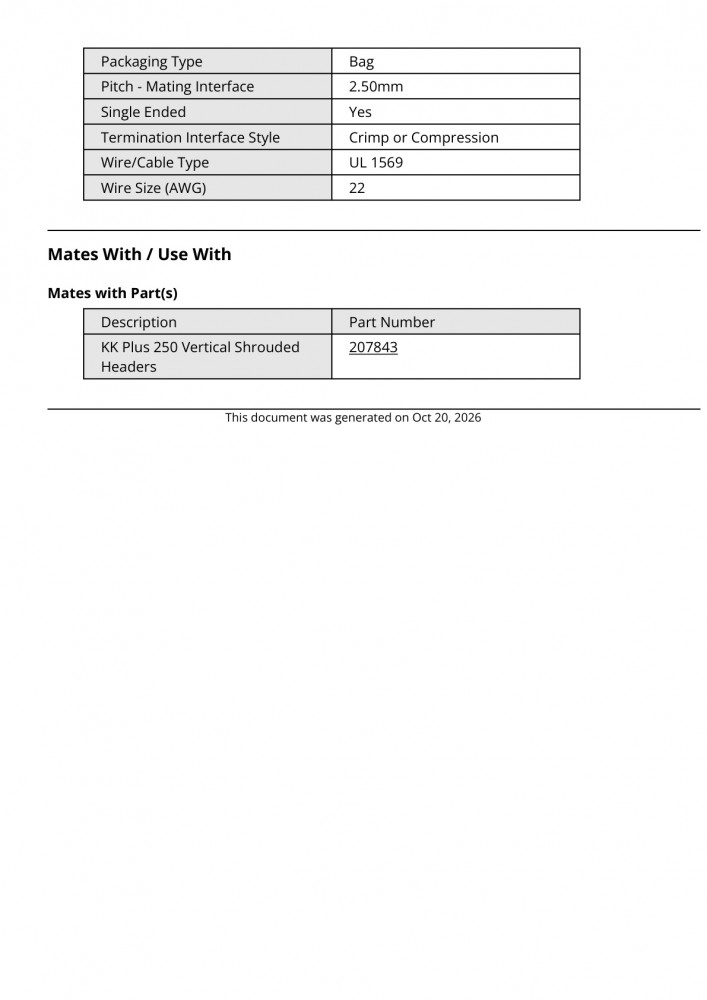 MOLEX 2240901024 technical document preview, page 3