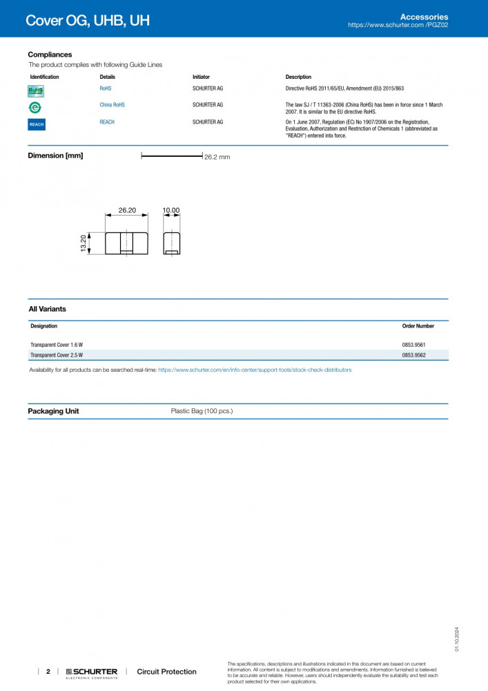 0853.9562 technical document page 2