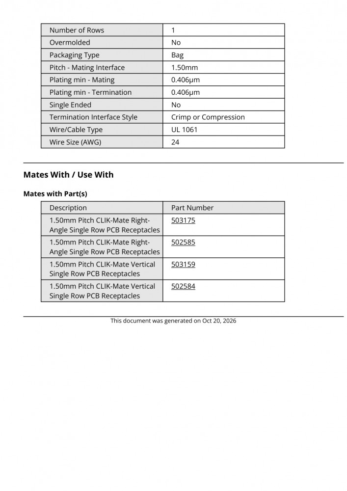 151350200 product drawing, page 3