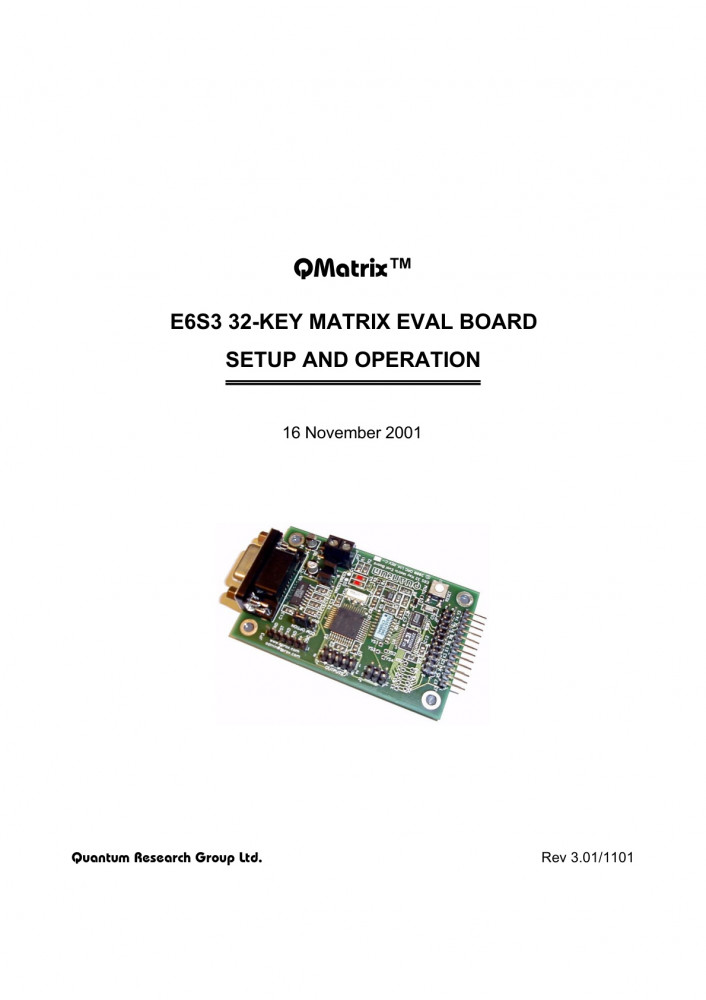 E6S3 technical document page 1