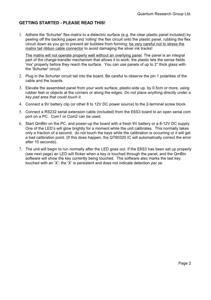 E6S3 technical document page 2
