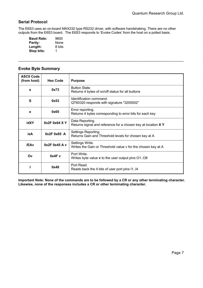 E6S3 technical document page 7