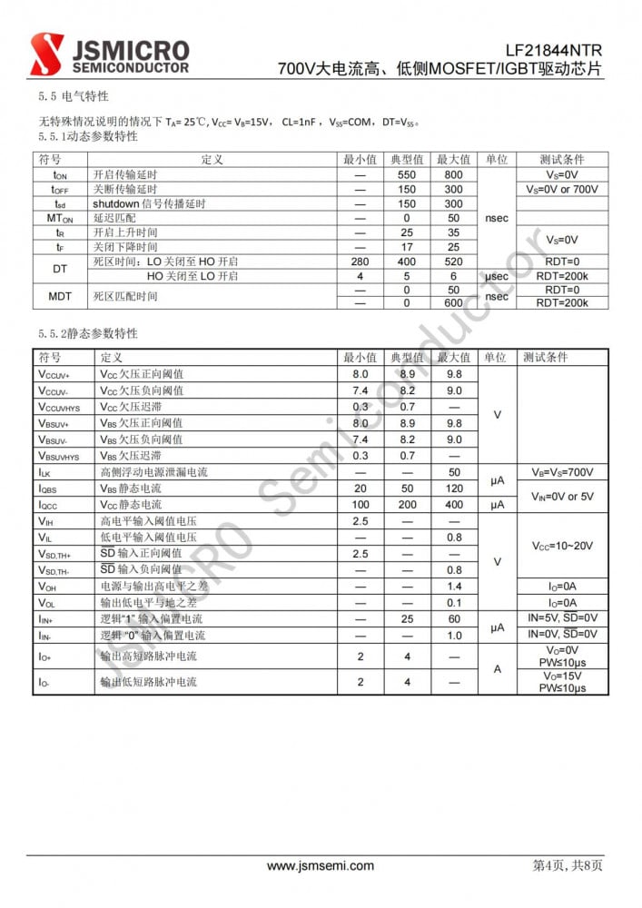 LF21844NTR-JSM datasheet page 4