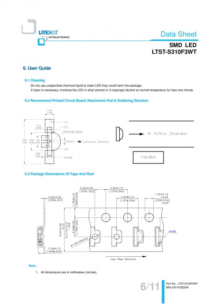 LTST-S310F3WT datasheet page 7