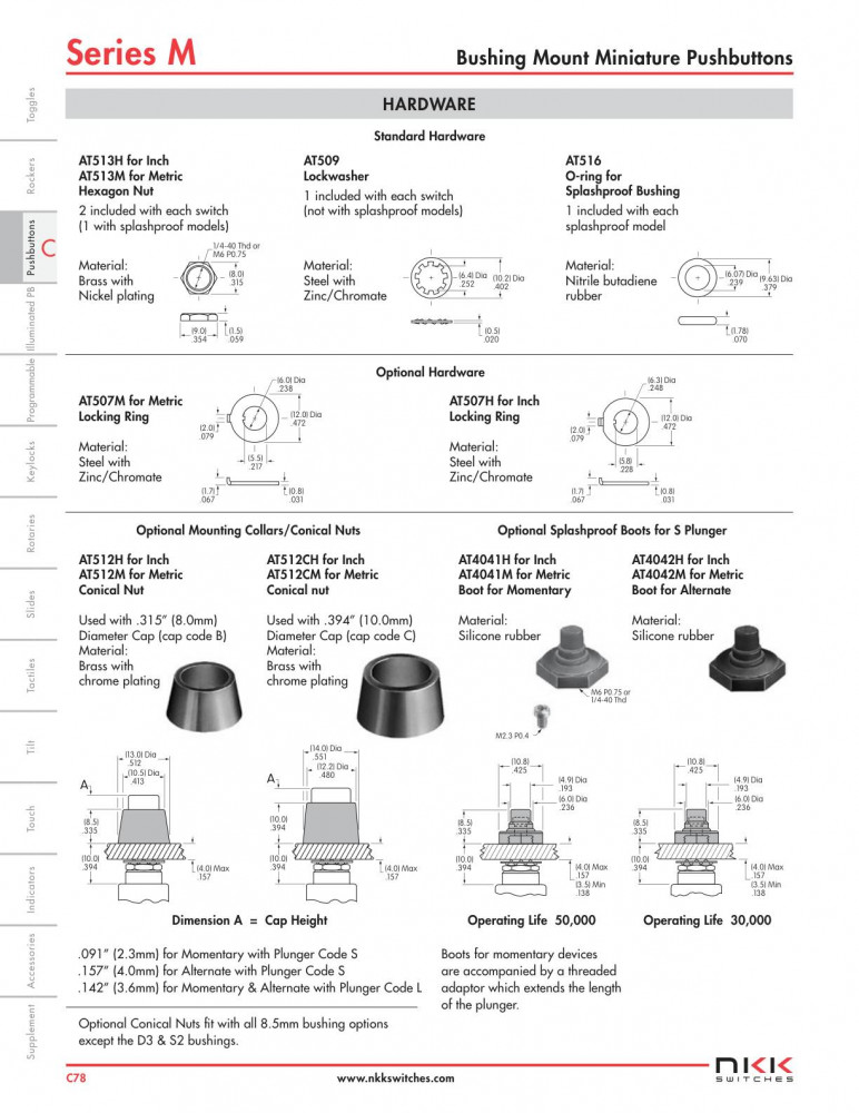 NKK Switches MBN series document page 7