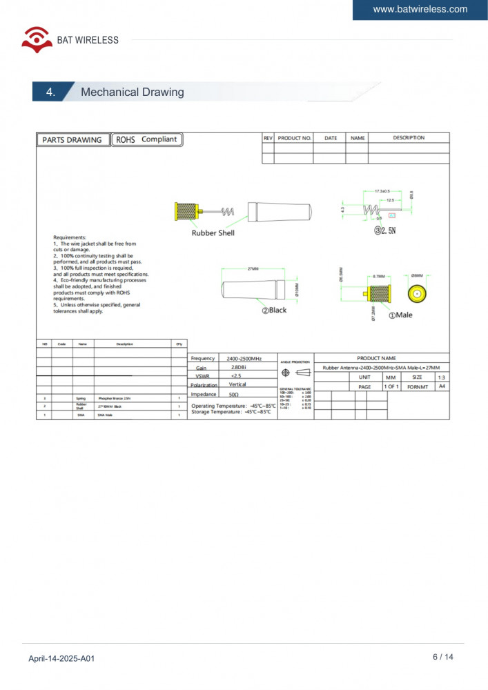 BW2.4JWX27-10ZJ datasheet page 6
