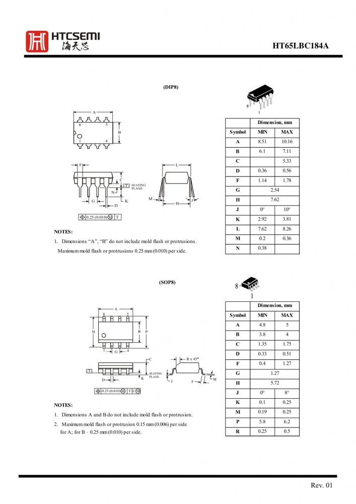 HT65LBC184ARZ datasheet page 5