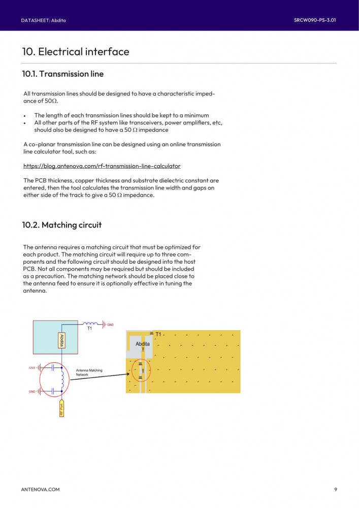 Abdita SRCW090 datasheet page 9