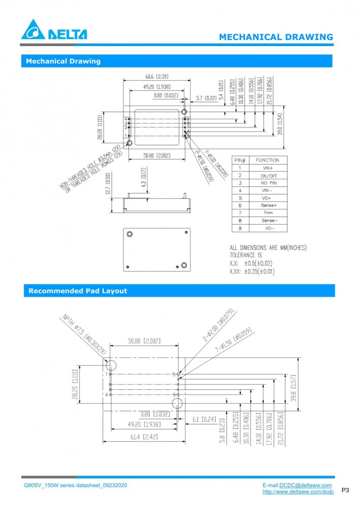Q80SV54003PRFS datasheet page 3