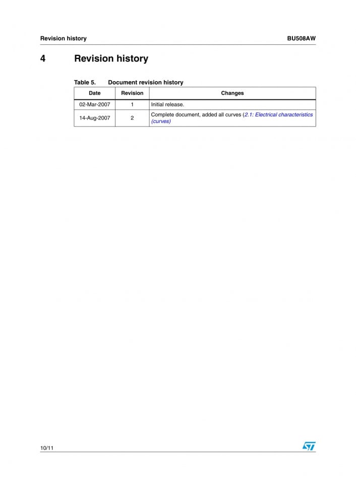 BU508AW datasheet page 10