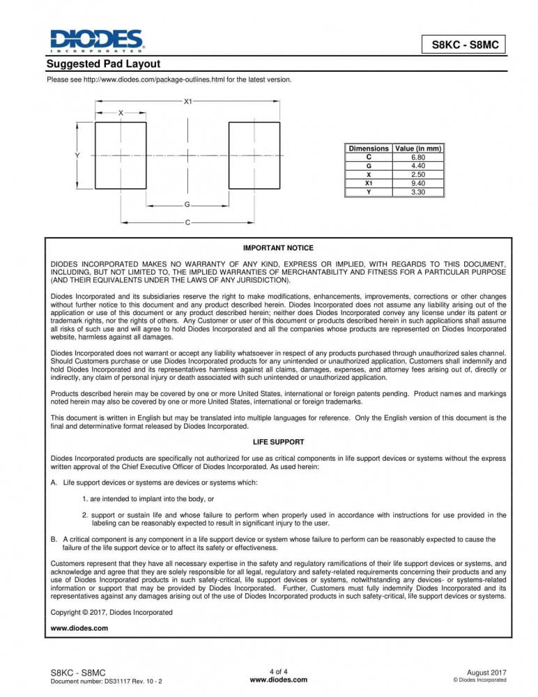 S8KC-13 datasheet page 4