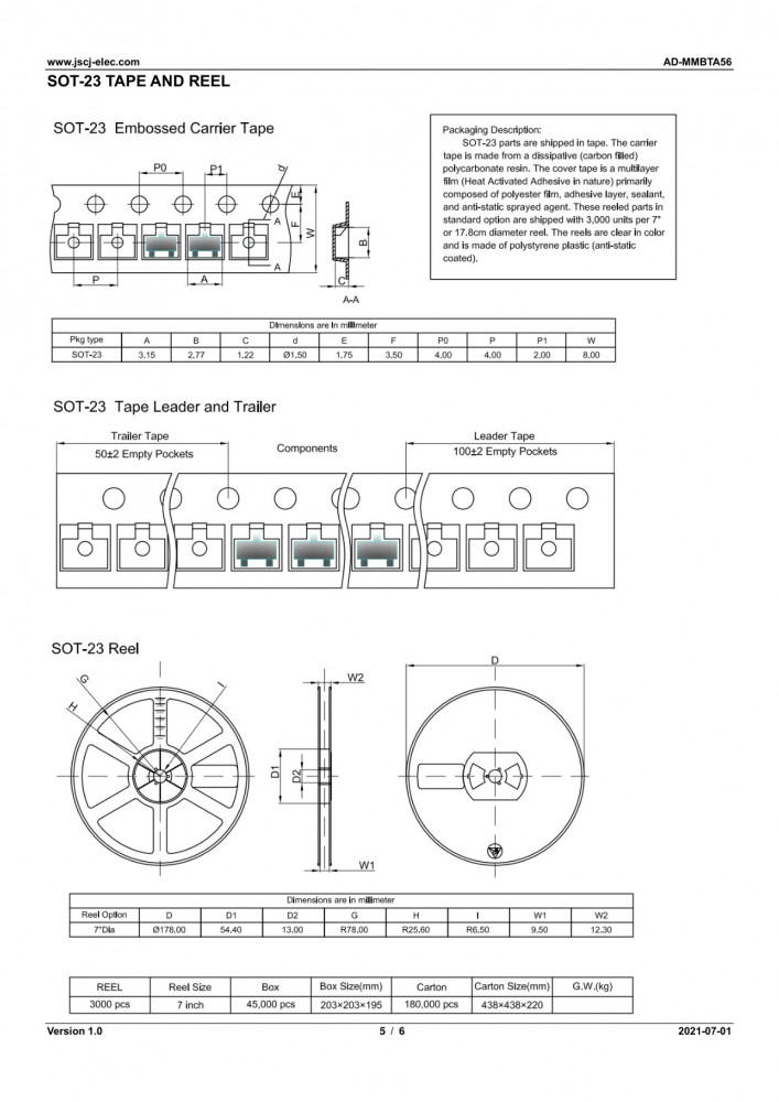 AD-MMBTA56 datasheet page 5