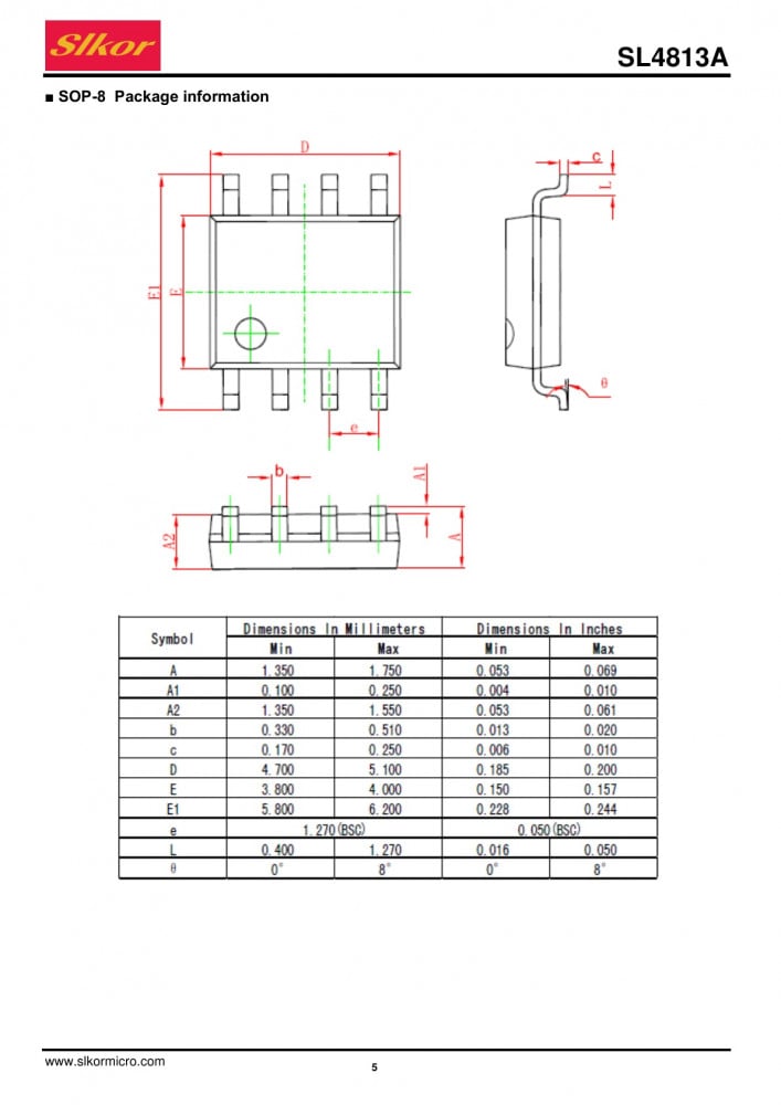 SL4813A datasheet page 5