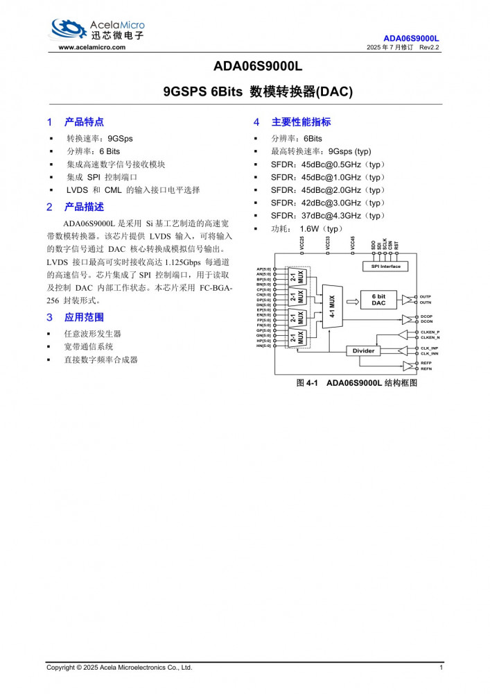 ADA06S9000L product documentation page