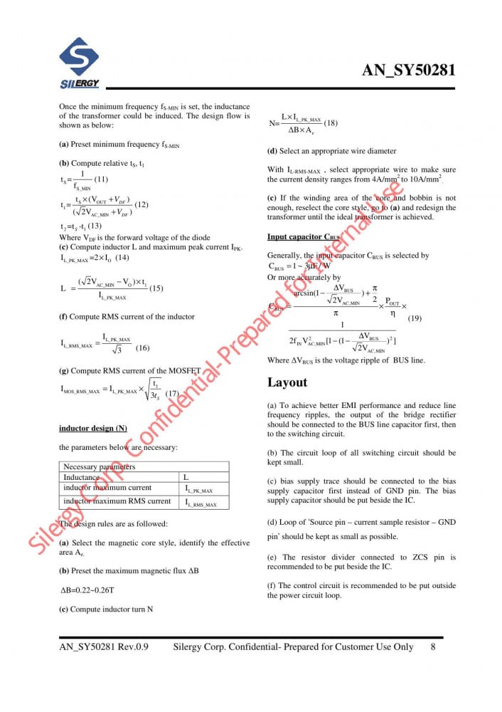 SY50281AAC datasheet page 8